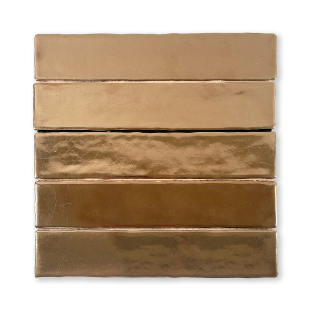 Handmade 2x10 Ochre Glossy Undulated Subway Tile – Tiles of Lucca