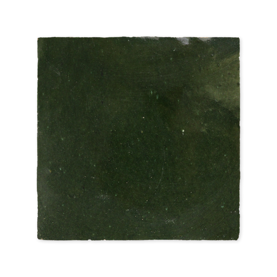 Handmade Moroccan Zellige 4x4 Hunter Green Terracotta Tile – Tiles of Lucca